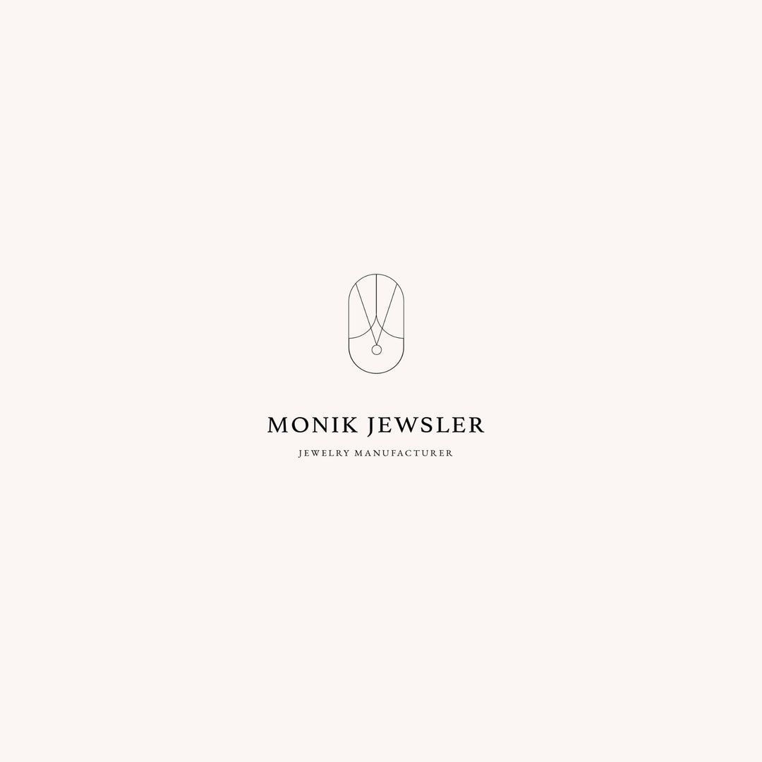 Elegant Jewelry Business Logo Set: Premade Text Logo (digital Download ...