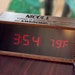 Personalized Wooden Reflective Clock, Customized Alarm Clock, Engraved ...