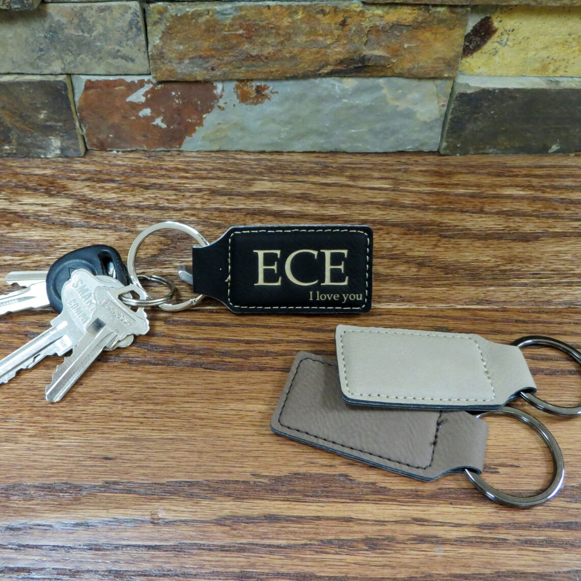 Personalized Keychain - Car Accessories - Monogram Key Ring - Corporate ...