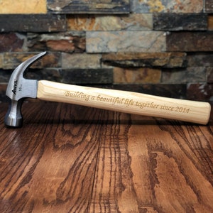 Personalized Wood Hammer - Fathers Day - Gifts for Dad - Gifts for Men ...