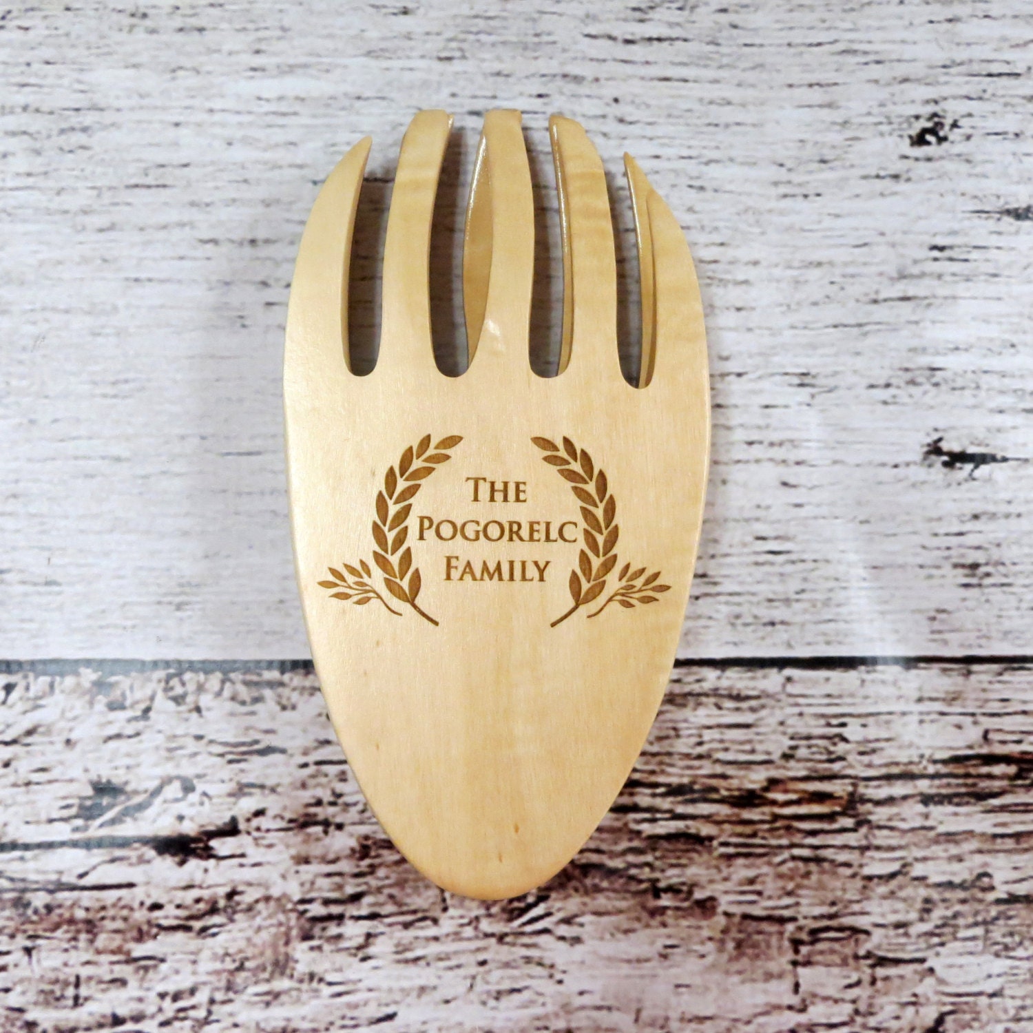 Personalized Wood Salad Claws- House Warming Gift- Kitchen - Etsy