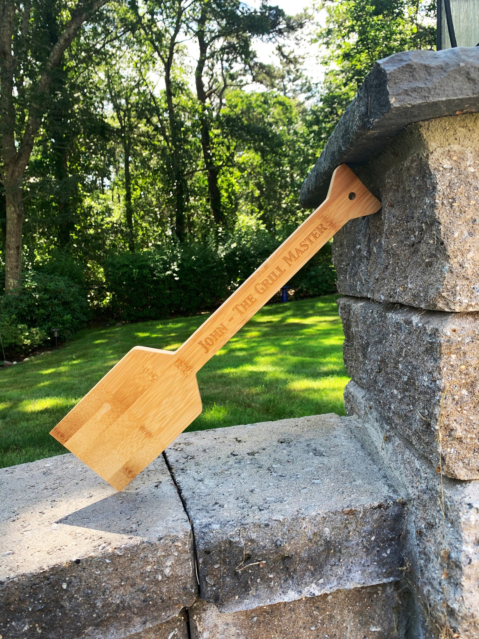 Personalized Bamboo Grill Grate Scraper Gifts for Him or Her - Etsy