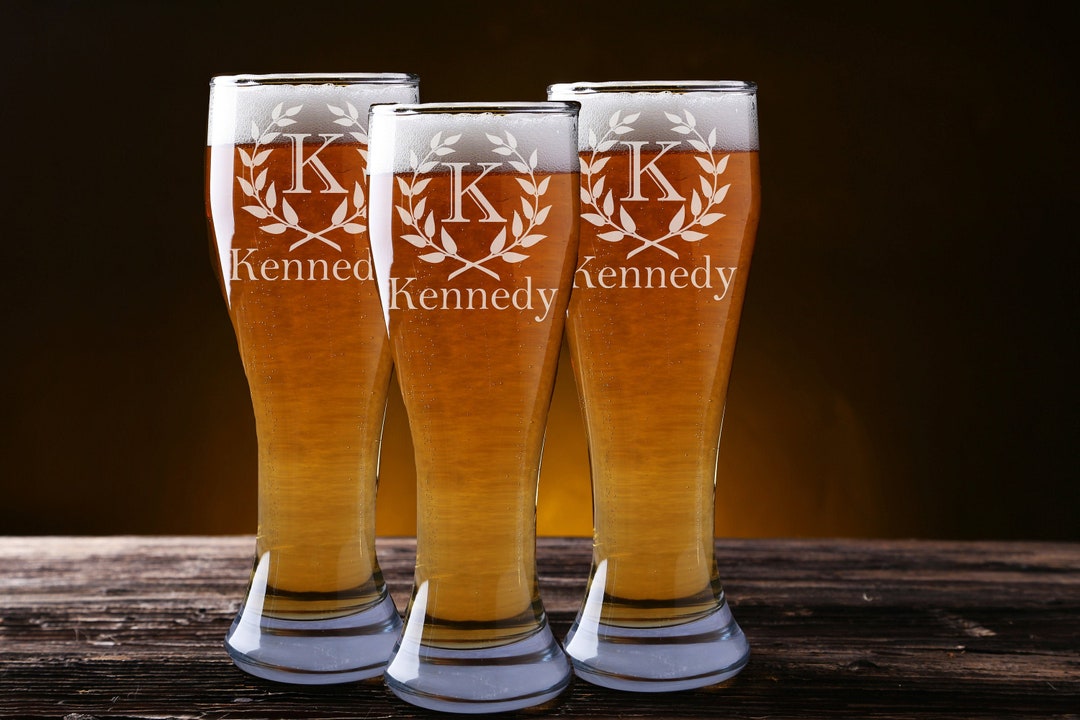 Tall Boy Personalized Beer Glass, Groomsmen, Gifts for Men, Bar Ware ...