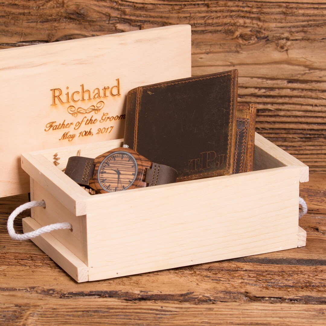 Wallet and Watch Personalized, Gifts for Him, Groomsman Gift, Best Man ...