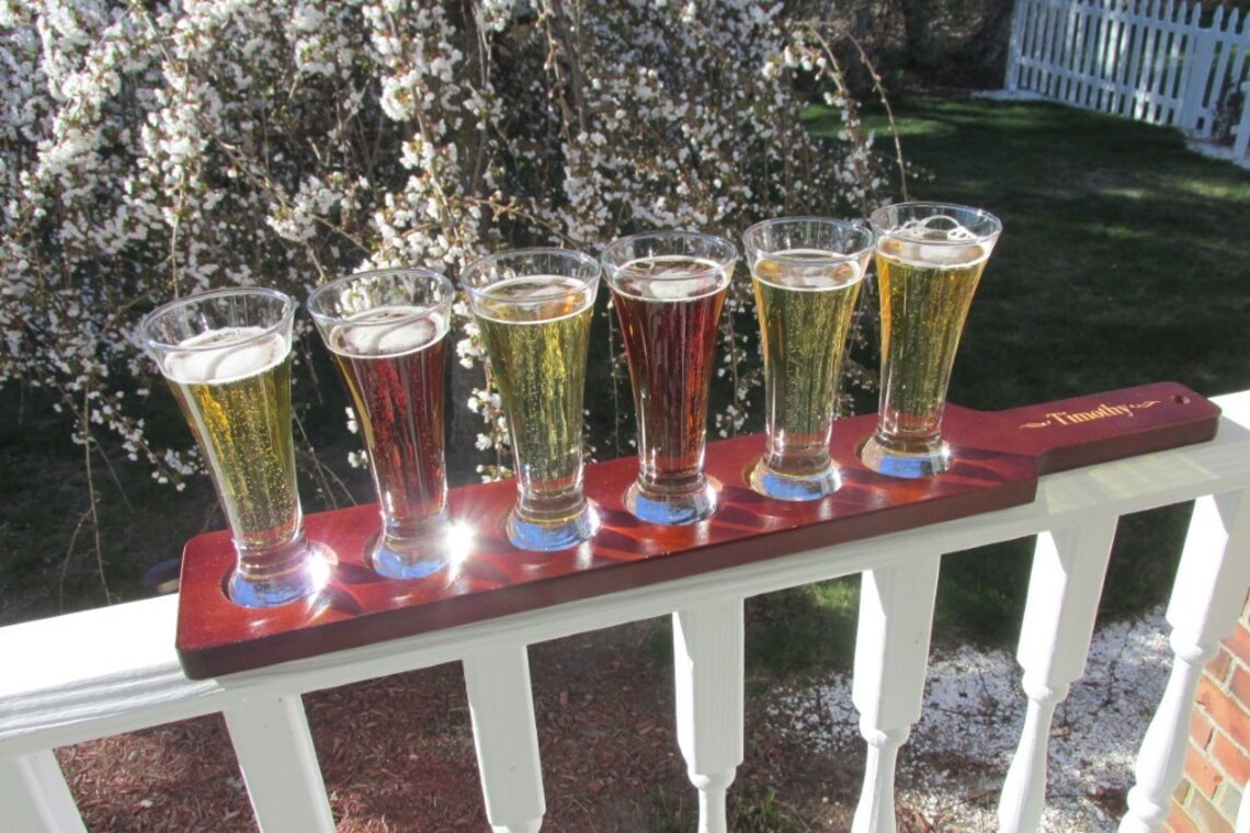 Personalized Beer Tasting Sampler Set Groomsmen Gift | Etsy