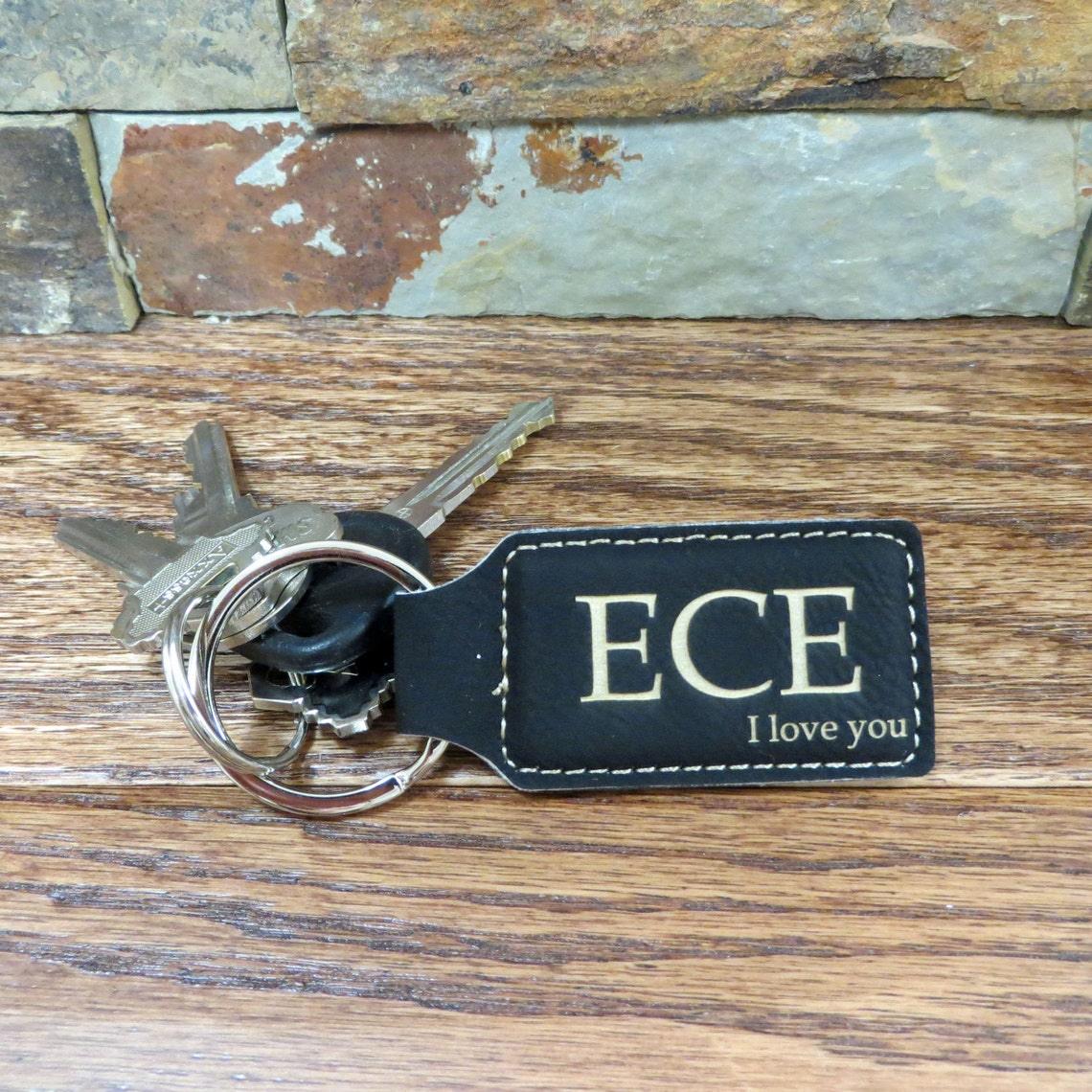 Personalized Keychain - Car Accessories - Monogram Key Ring - Corporate ...