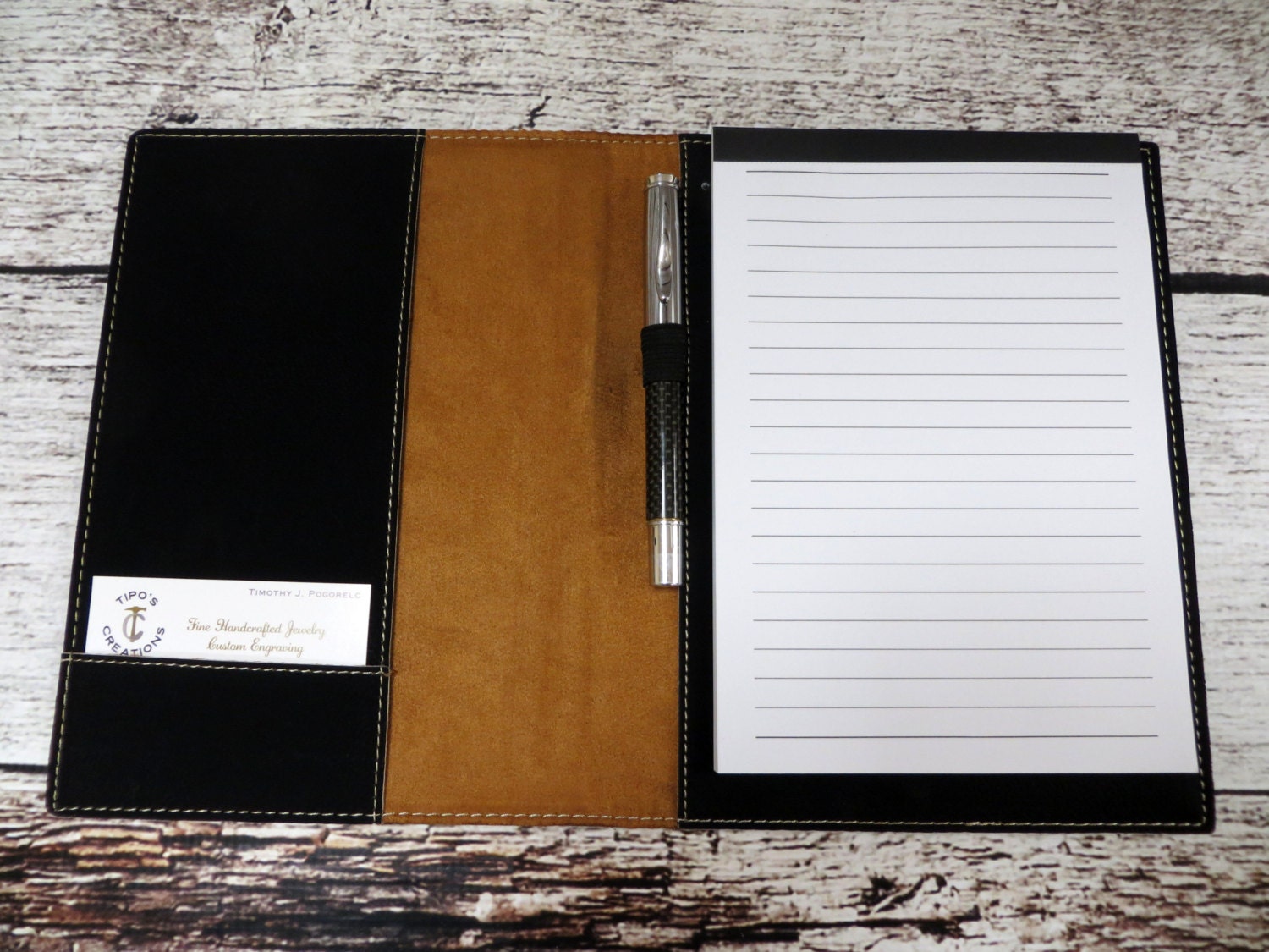 Personalized Note Pad and Pen, Monogrammed Corporate Gift, Co Worker ...