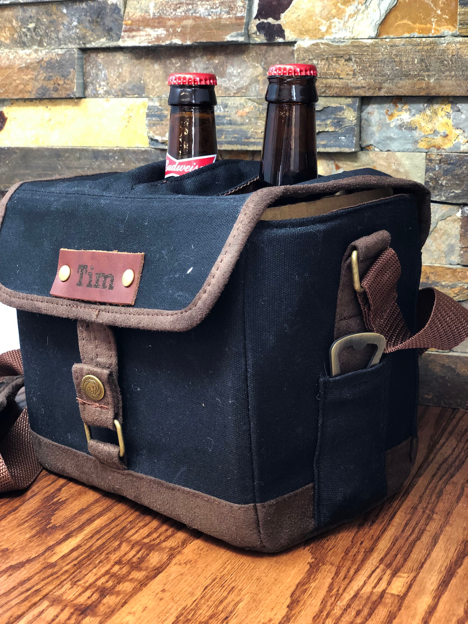 Custom Engraved Insulated Cooler Canvas Drink Tote Sports - Etsy