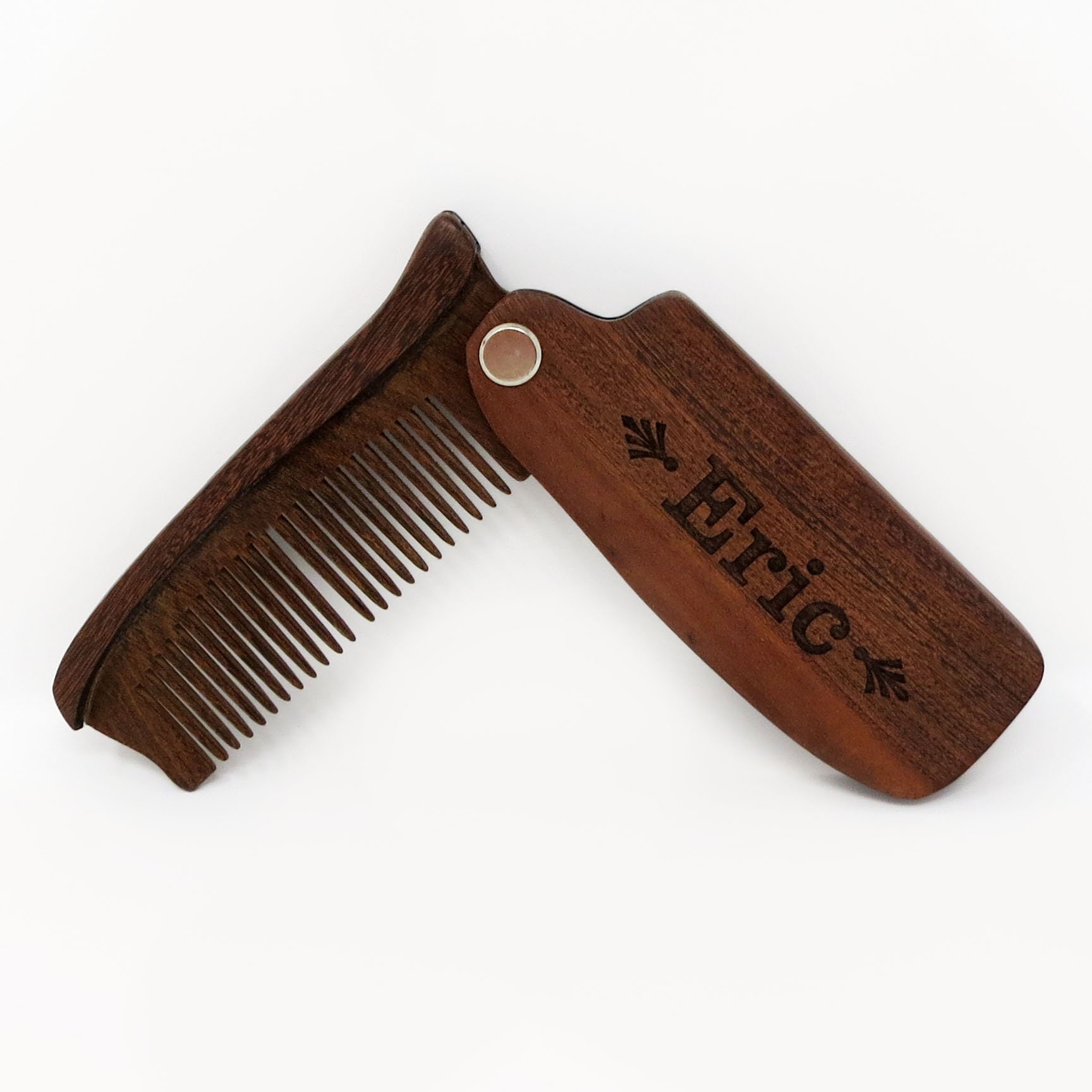 Custom Designed Beard Grooming Gift Set - Handcrafted Wood Box ...