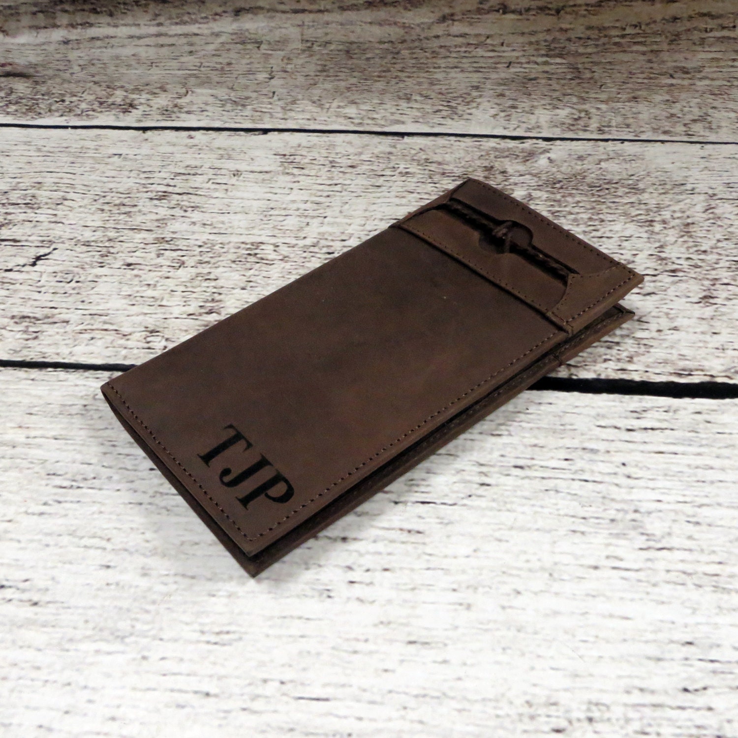 Genuine Leather Men's Personalized Pocket Wallet Gifts | Etsy