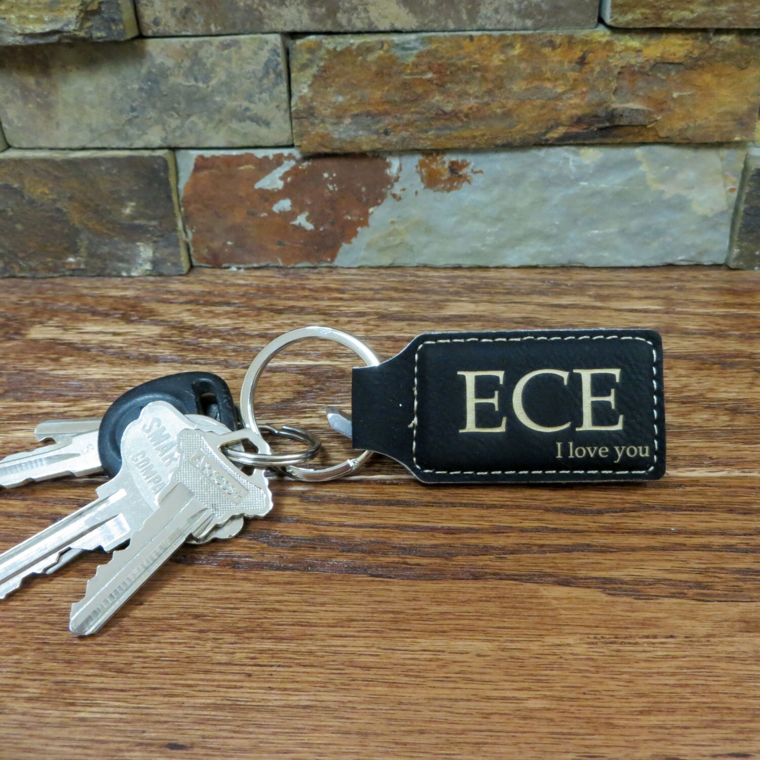 Personalized Keychain - Car Accessories - Monogram Key Ring - Corporate ...