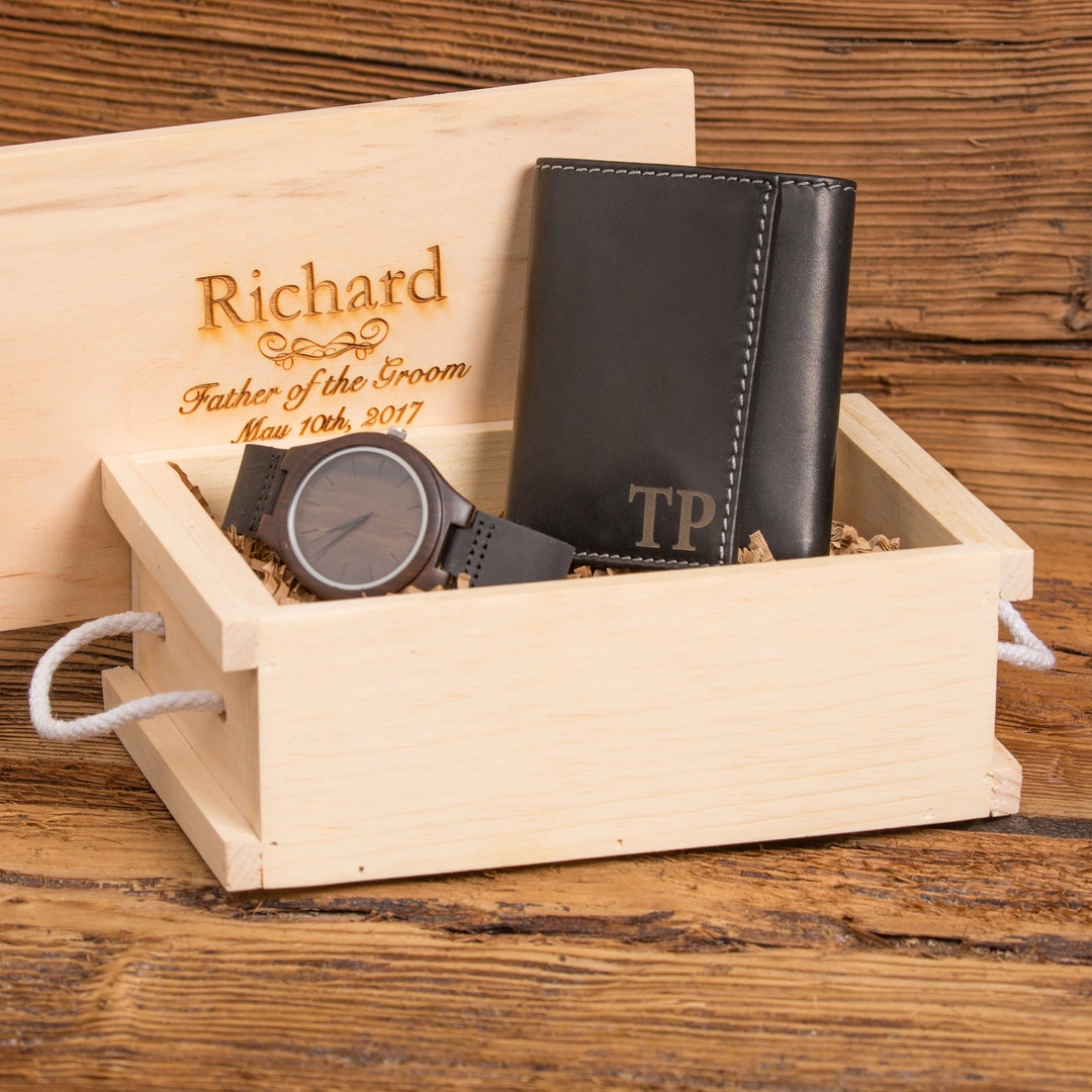 Personalized Watch and Wallet, Anniversary, Best Man, Fathers Day ...