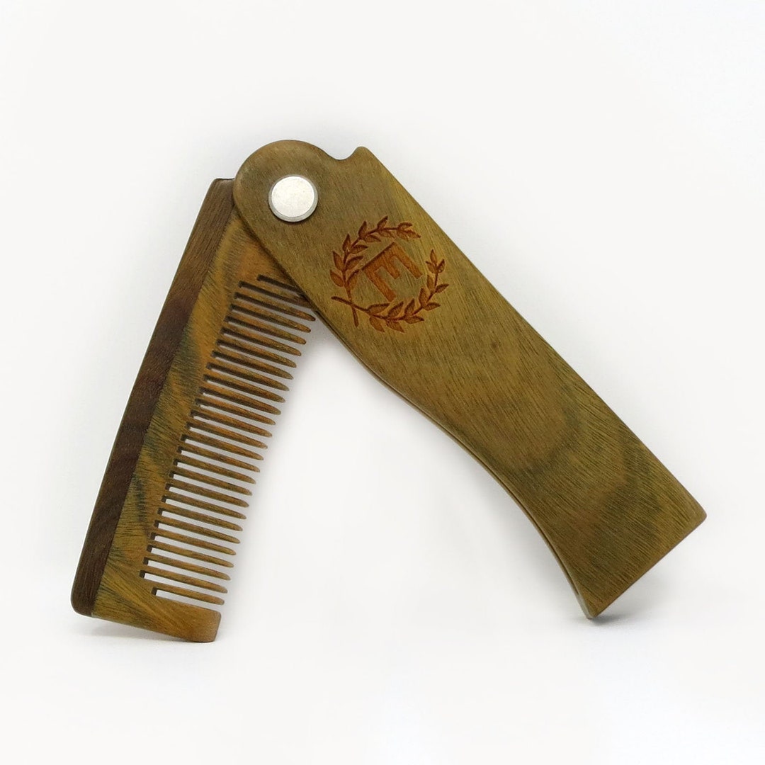 Folding Beard Comb Personalized, Engraved Gifts for Men, Fathers Day ...