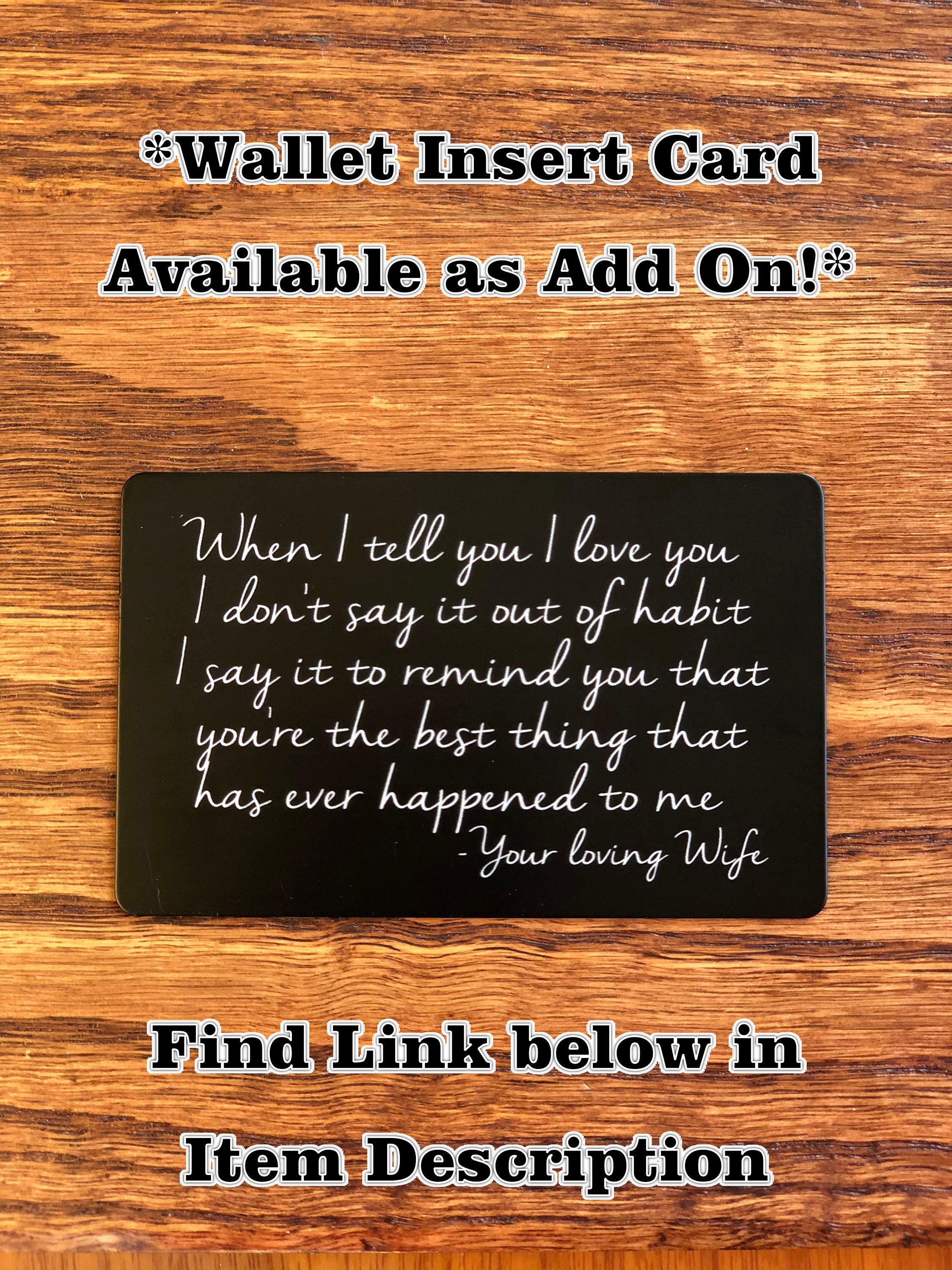 Genuine Leather Men's Personalized Pocket Wallet Gifts | Etsy