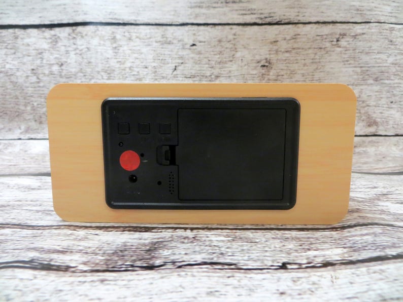 Personalized Wooden Clock Customized Alarm Engraved House - Etsy