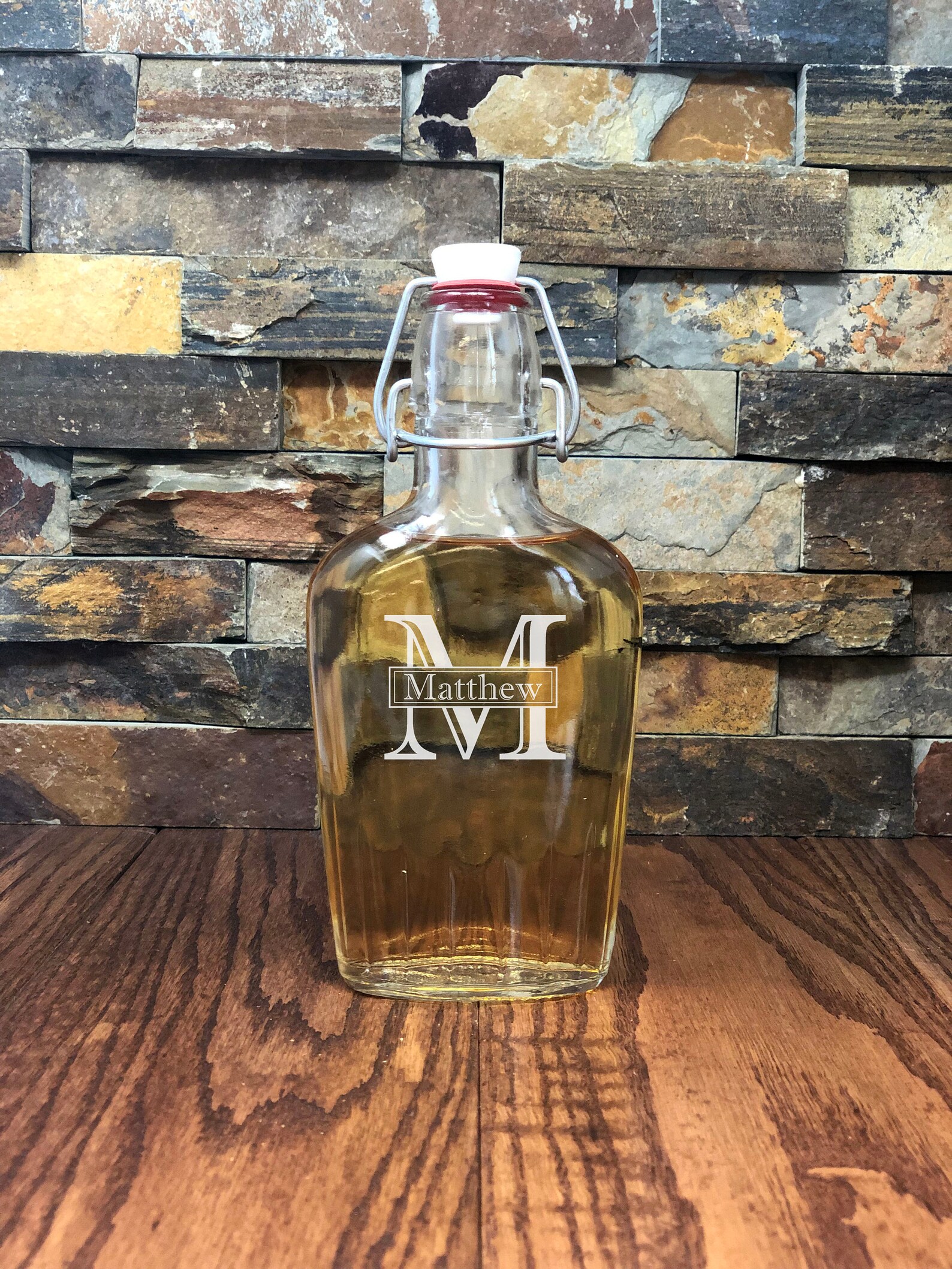 Personalized Glass Flask Groomsmen Best Man Tailgating | Etsy