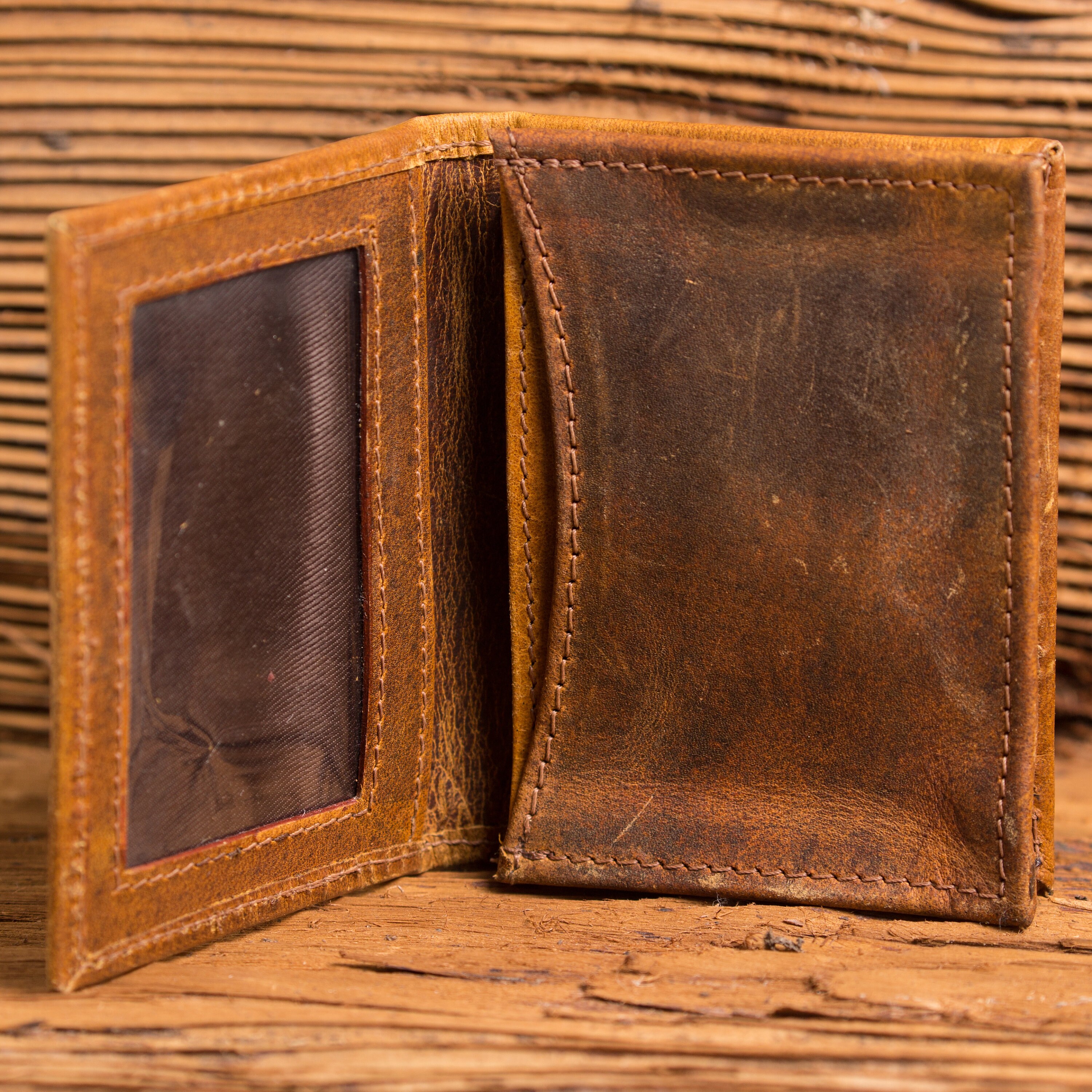 Minimalist Wallet and Wood Watch Anniversary College | Etsy