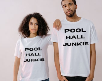 8 Ball Pool Billiards Player Fun Graphic Cotton T Shirt - Etsy