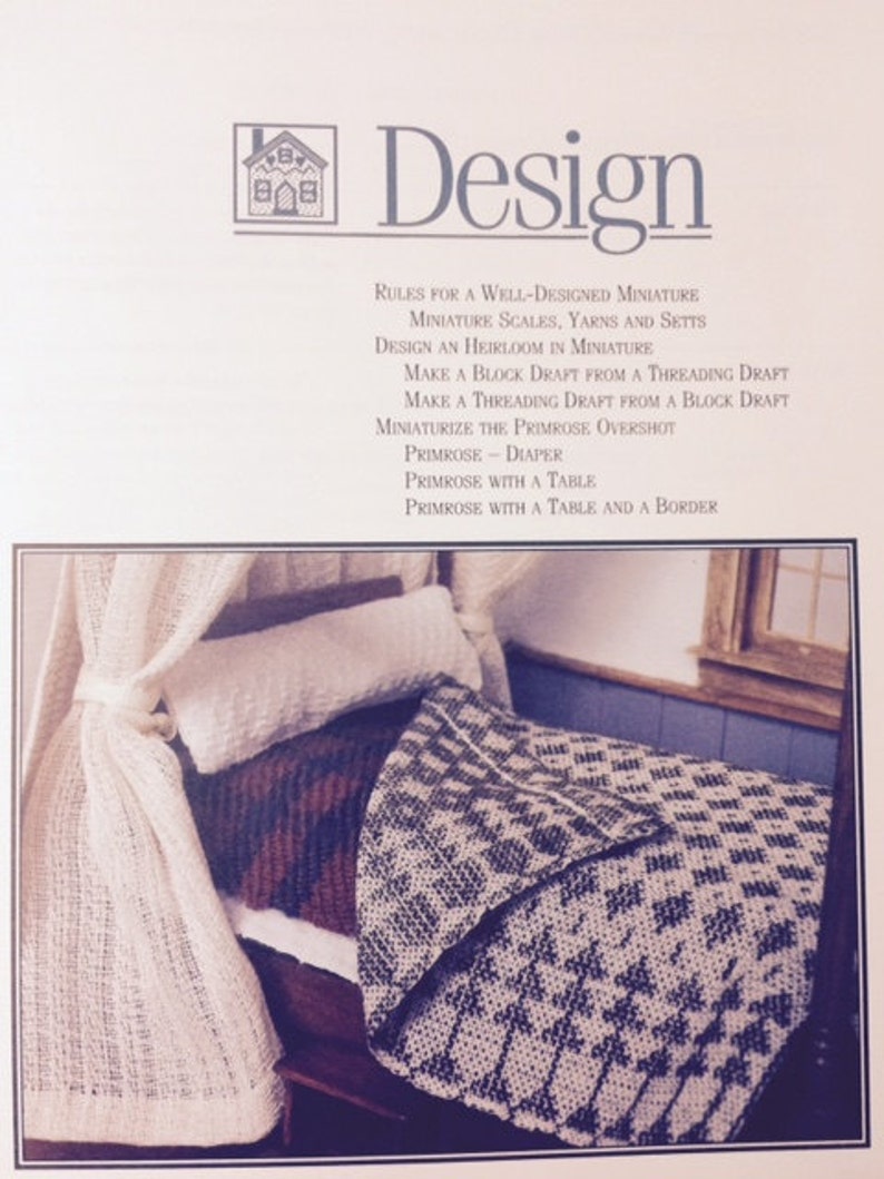 Tiny Textiles - Book One by Mary Elva Congleton Erf; Miniature Linens ...