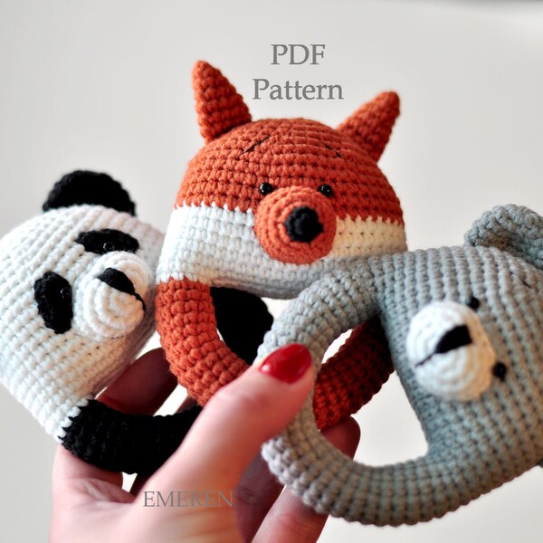 Crochet Fox Rattle Pattern - Etsy