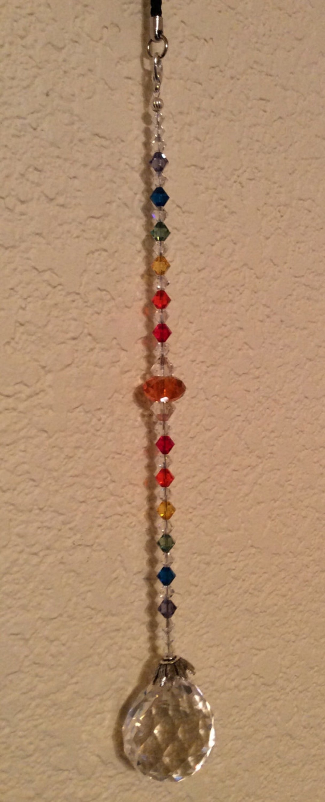 Rainbow Crystal Ball Suncatcher - Etsy