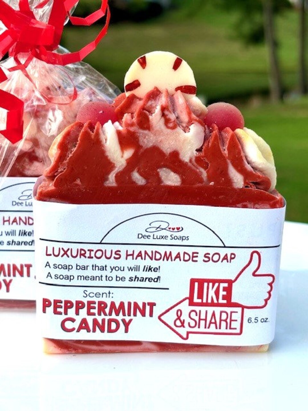 EXTRA-LARGE PEPPERMINT Soap - Extra Large Bar - for Men and Women ...