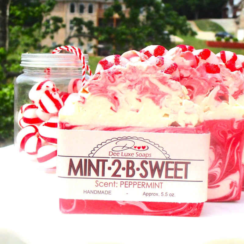 Peppermint Soap - Etsy