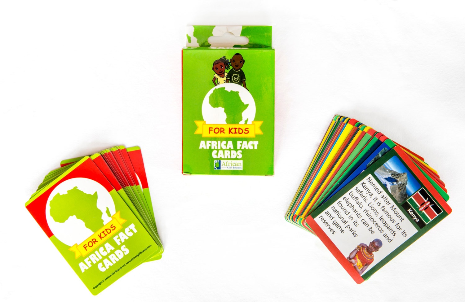 Africa Educational Fact Cards for Kids. African Fun Facts Flash Cards ...