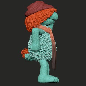 Vintage Fraggle Rock Boober 3D Print Stl File Model Color Figurine - Etsy