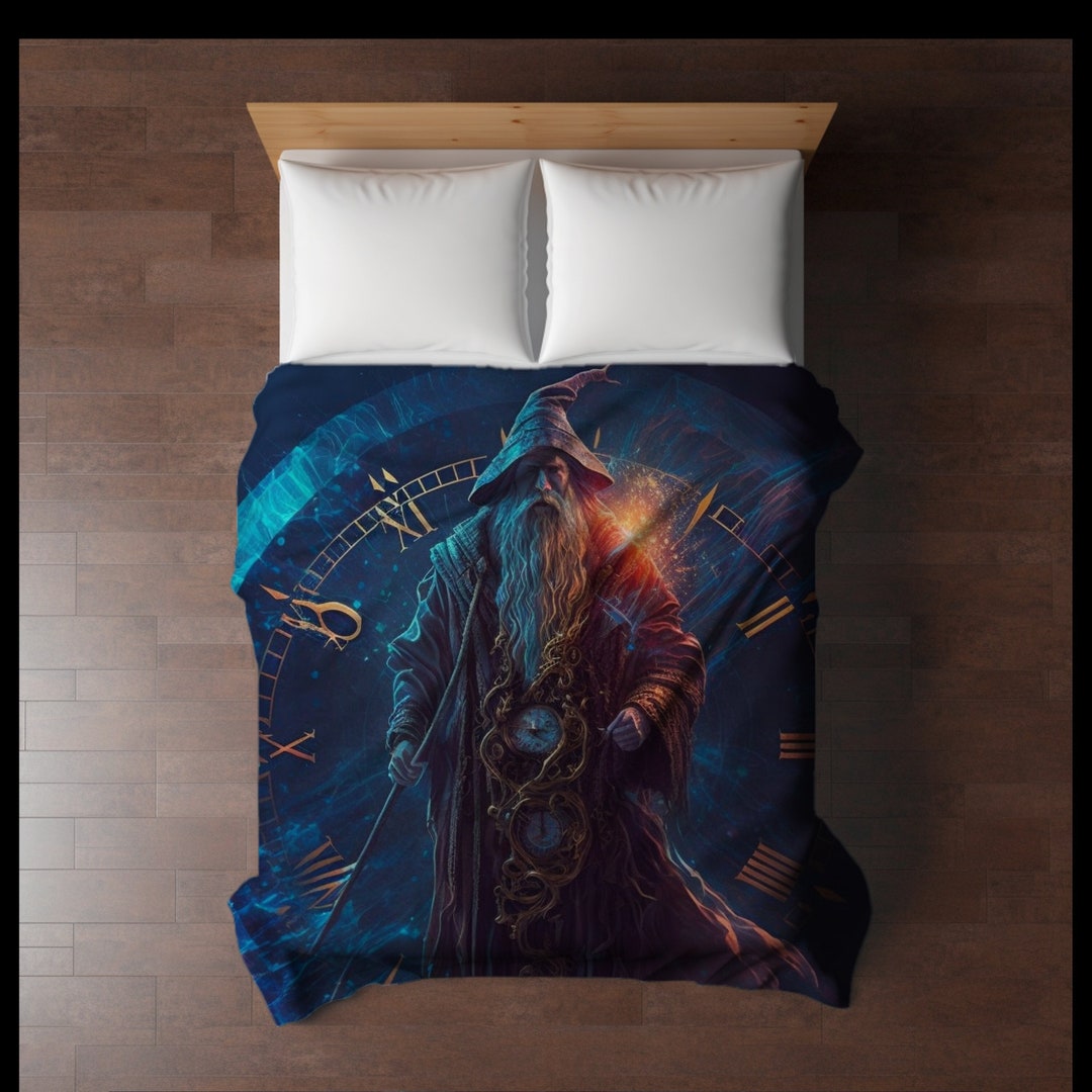 Velveteen DND Wizard Blanket: Renaissance Magic Cloak - Etsy