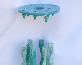 Ceramic wind chimes | Etsy