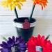 Teacher Gift Handpainted Daisy Flower Pen Pot - Etsy