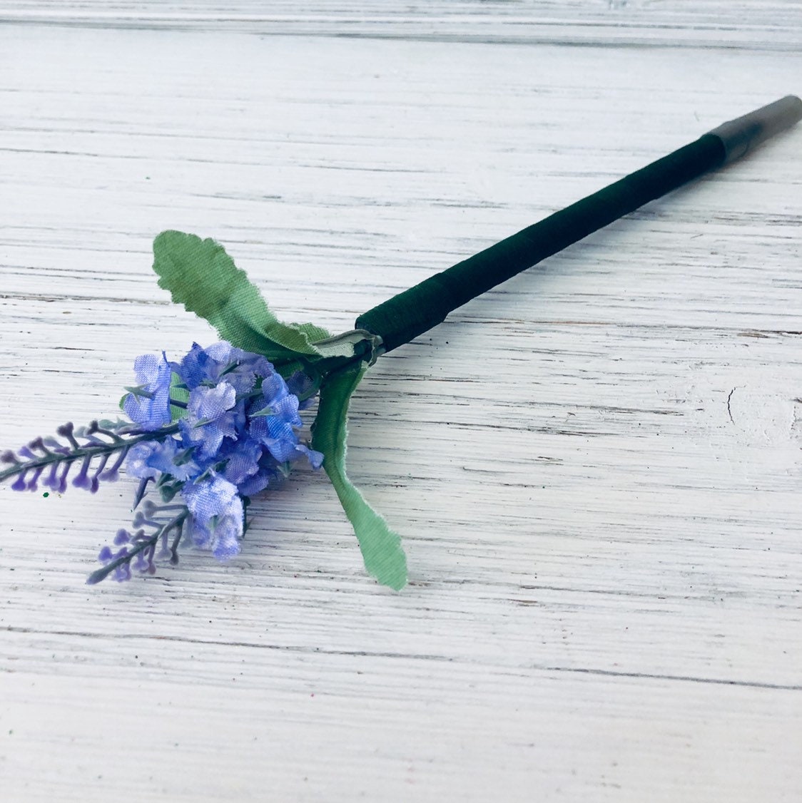 Lavender Flower Pen Set Floral Gift Desk Accessories | Etsy