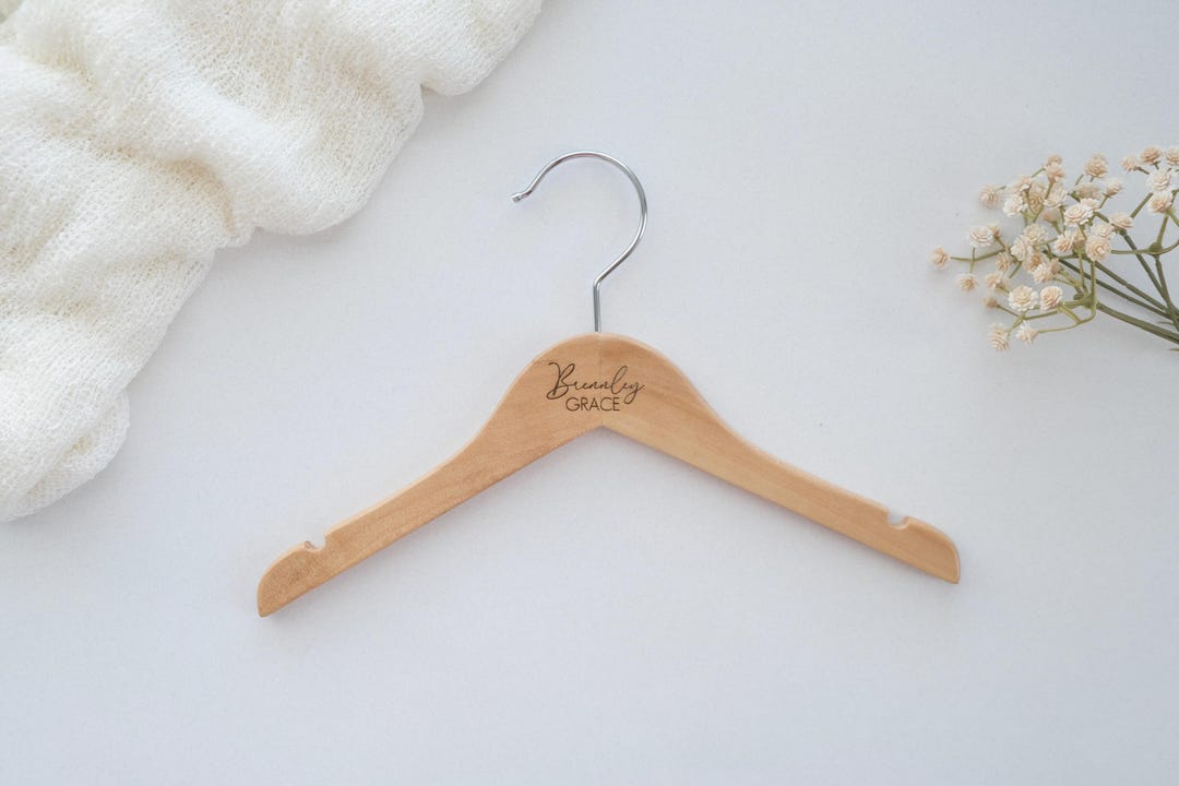 Wooden Nursery Hanger Personalized, Baby Hanger, Toddler Hanger, Kids ...