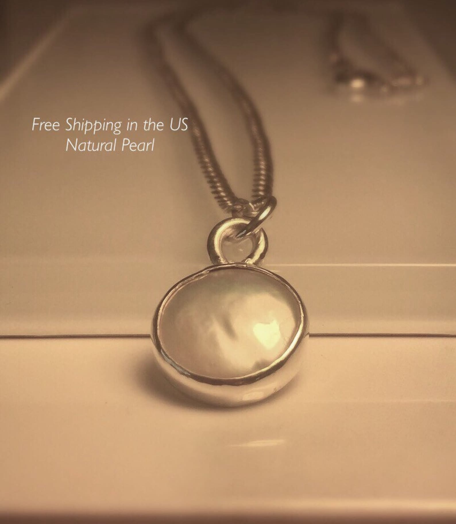 Handmade Pearl Necklace./handmade Upcycled Pearl and Sterling - Etsy