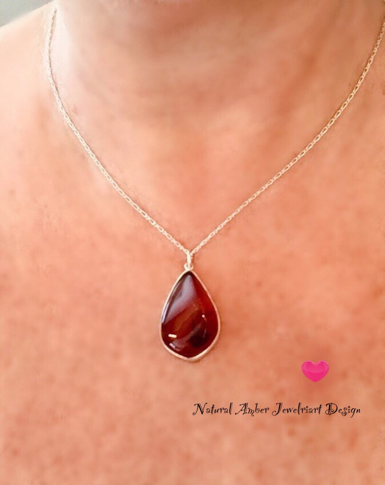 Natural Amber Necklace/artisan Amber Necklace/genuine Amber - Etsy