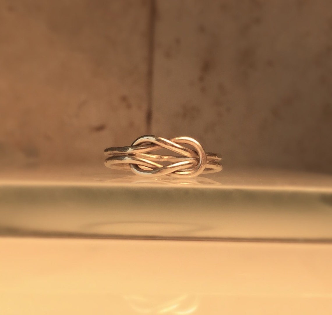 Infinity Ring/handmade Love Knot Ring./promise Ring/girlfriend - Etsy