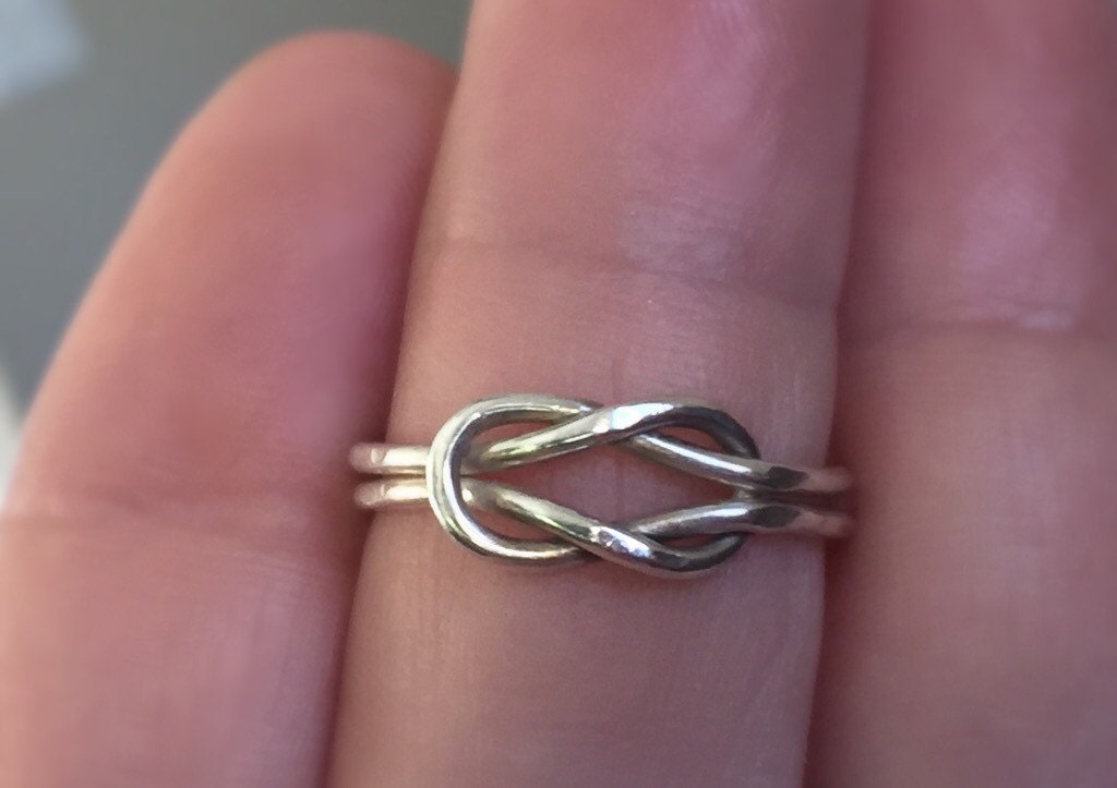 Infinity Ring/handmade Love Knot Ring./promise Ring/girlfriend - Etsy