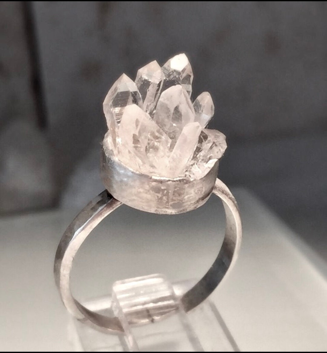 Handmade Gemstone Ring/handmade Quartz Crystal Ring/comes With Free ...