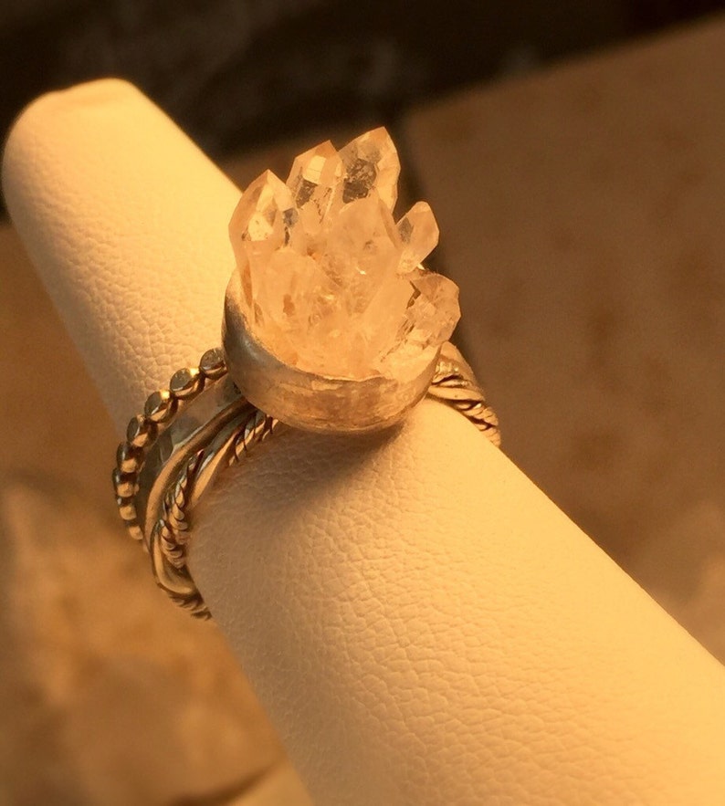 Handmade Gemstone Ring/handmade Quartz Crystal Ring/comes With Free ...