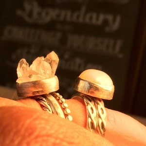 Handmade Gemstone Ring/handmade Quartz Crystal Ring/comes With Free ...