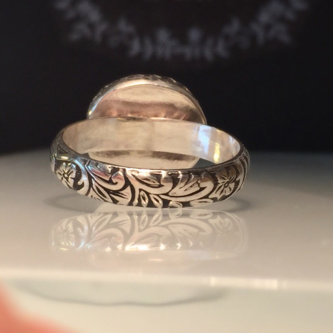 Handmade Pearl Ring/natural Pearlring/sterling Silver Crown | Etsy