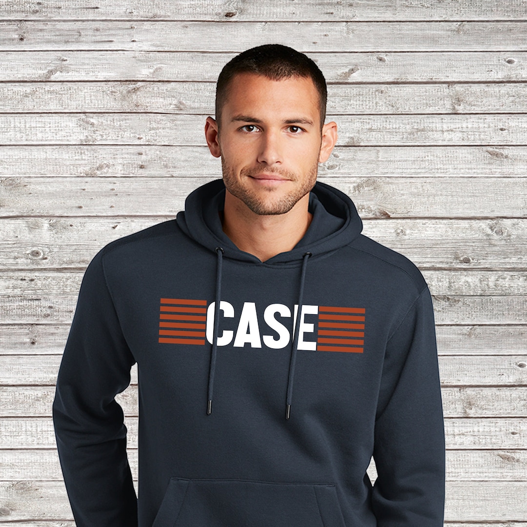 JI Case Tractor Custom Logo With Stripes Hoodie Sweatshirt Fully ...