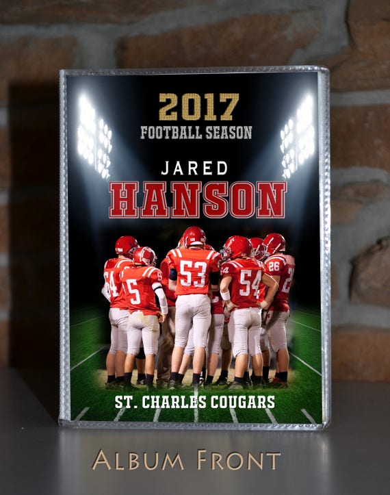 FOOTBALL Team Photo Album Personalized for Your Winning TEAM | Etsy