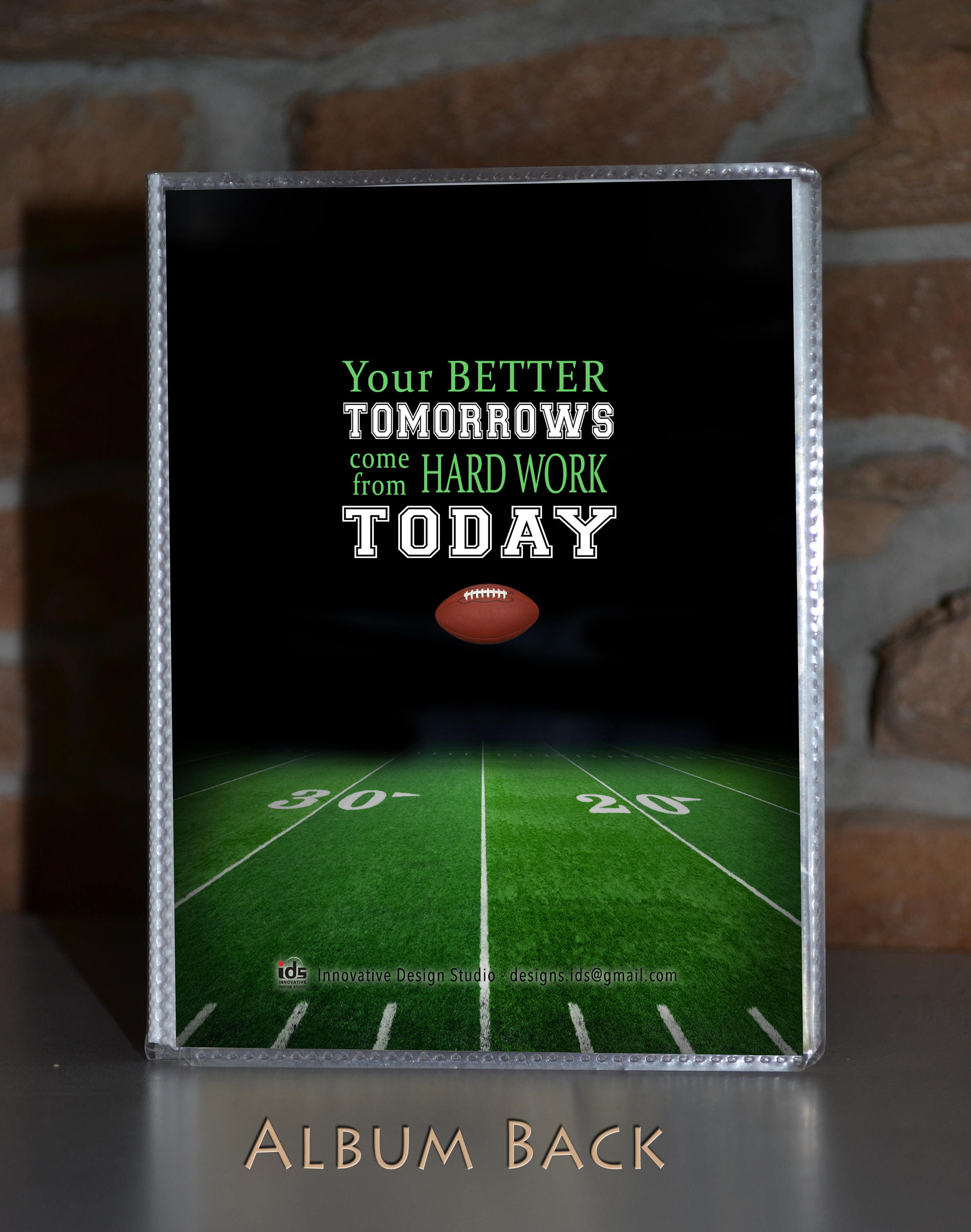 FOOTBALL Team Photo Album Personalized for Your Winning TEAM, COACH ...