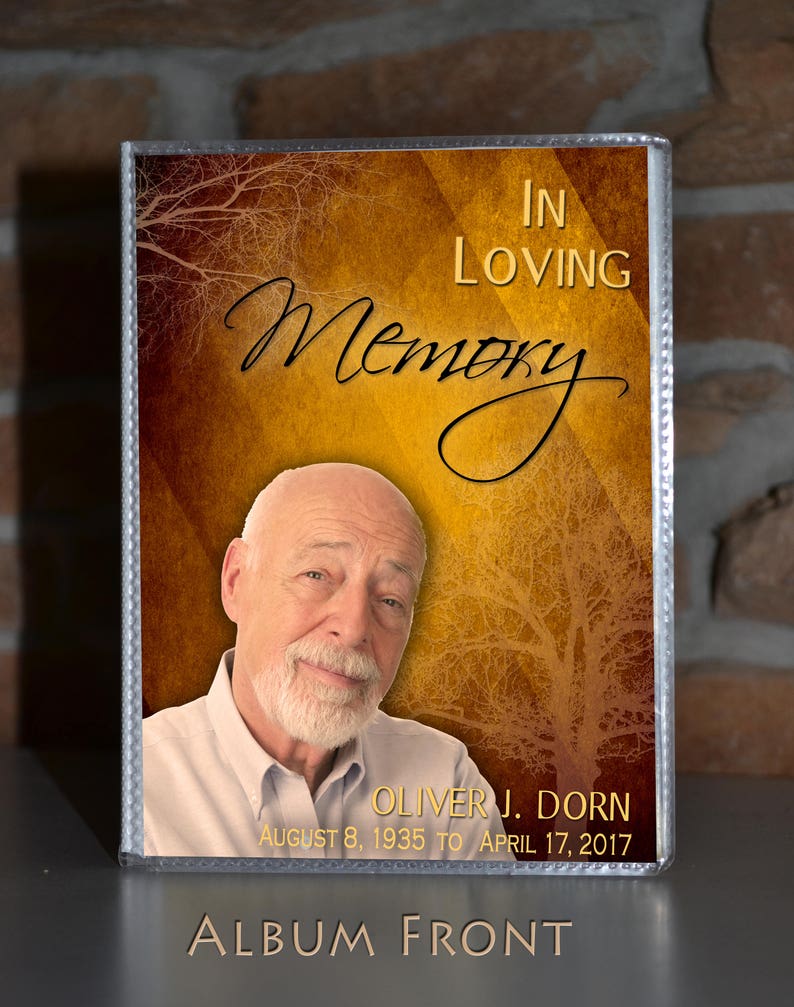 Funeral Photo Album Keepsake Memorial, Remember Loved One. Fill With ...