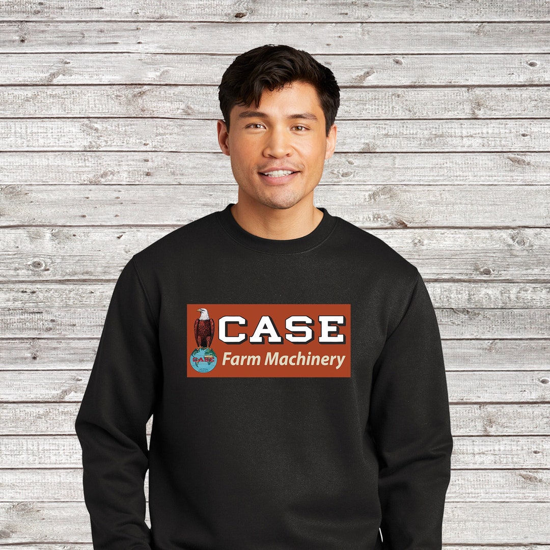 JI Case Tractor Old Sign Custom Logo Crewneck Sweatshirt Fully Licensed ...