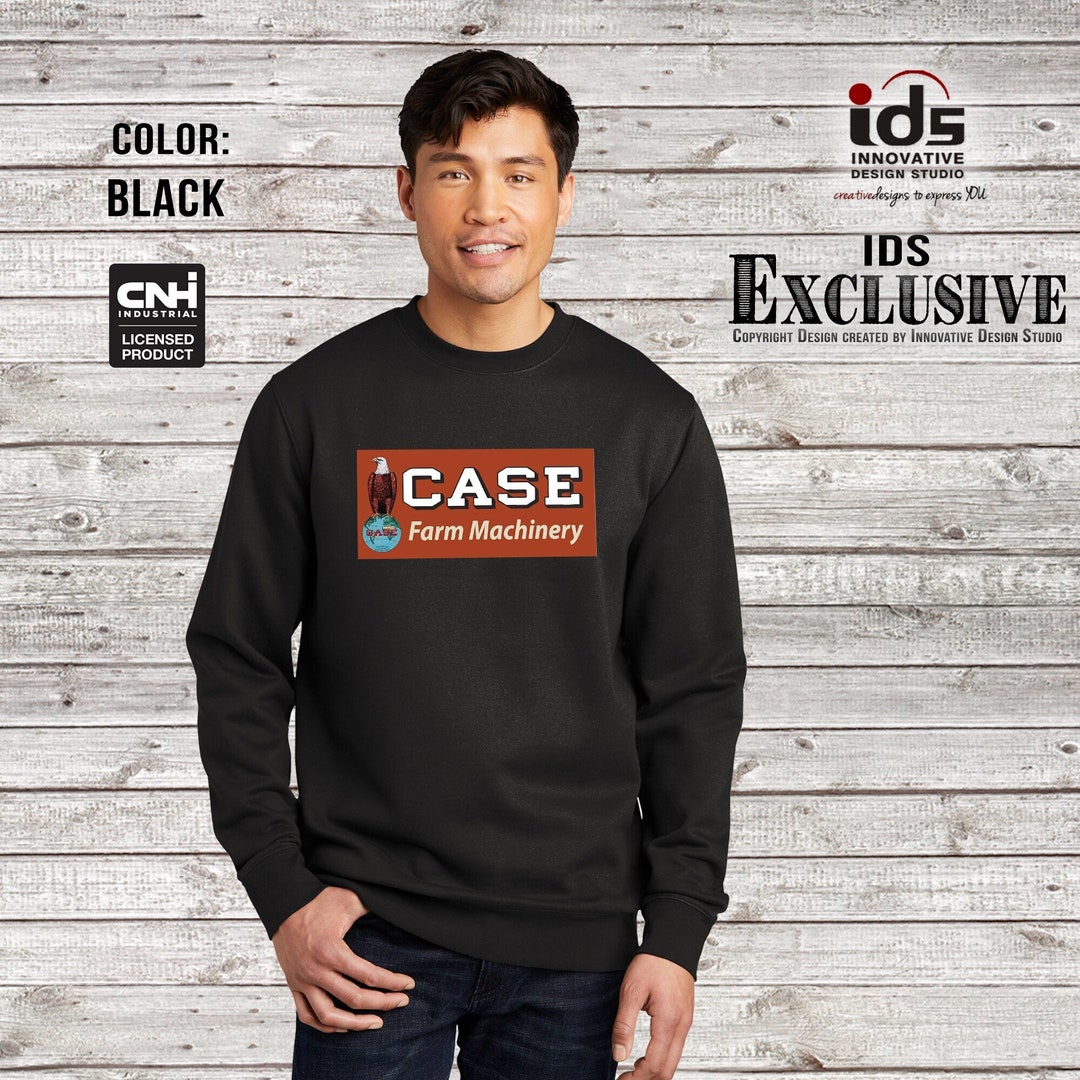 JI Case Tractor Old Sign Custom Logo Crewneck Sweatshirt Fully Licensed ...