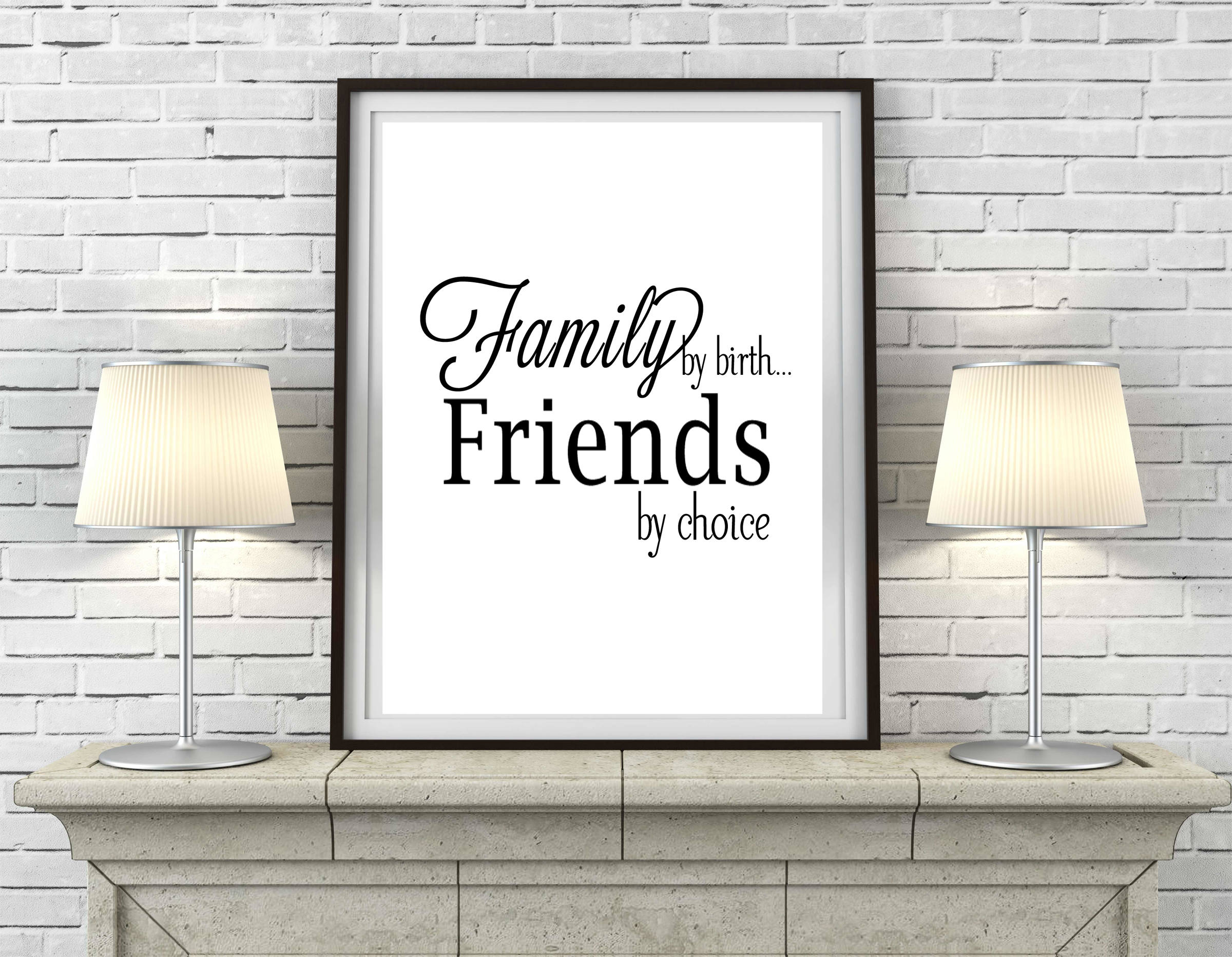 Friends And Family Word Art