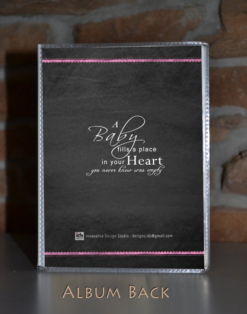 Photo Album - Brag Book 4x6 - Personalized - Holds 48 Photos - BABY ...